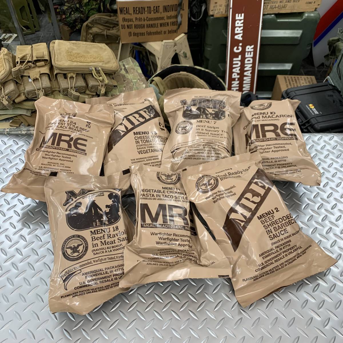 【未使用】米軍実物 2023年5月検【WORNICK】MREレーション/戦闘食 MENU-B [mre8] 全国送料無料♪の落札情報詳細 - ヤフオク落札価格検索 オークフリー