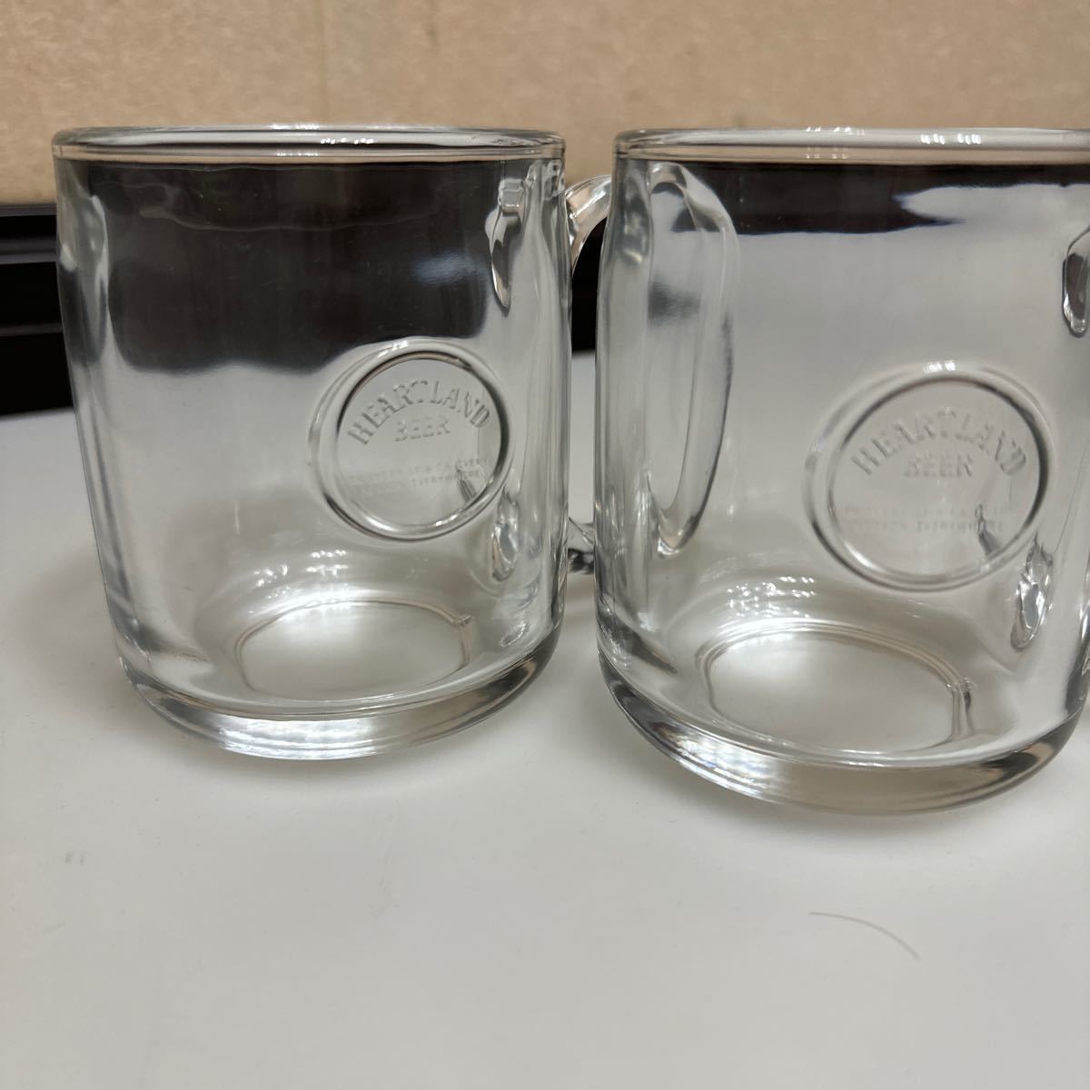 【未使用に近い】② 未使用保管品 ハートランド ジョッキ 435ml 2個 ビアグラス ハートランドビール キリン ビールジョッキ グラスの落札情報詳細 - ヤフオク落札価格検索 オークフリー