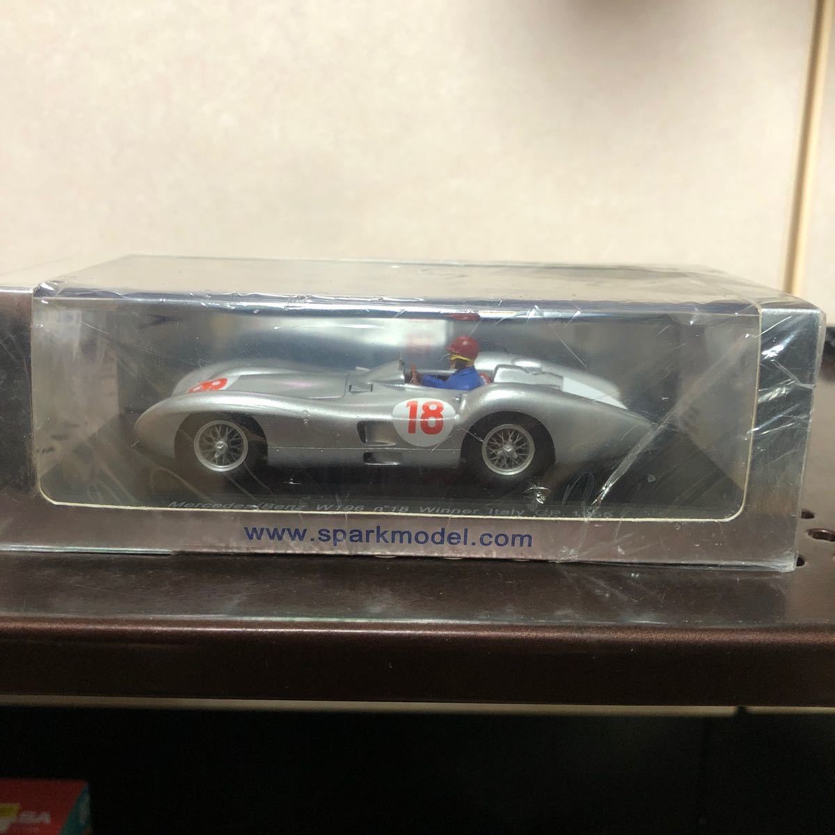 【未使用】4015 未開封 Spark 1/43 Mercedes メルセデス Benz ベンツ W196 NO18 フランスGP J.M ...