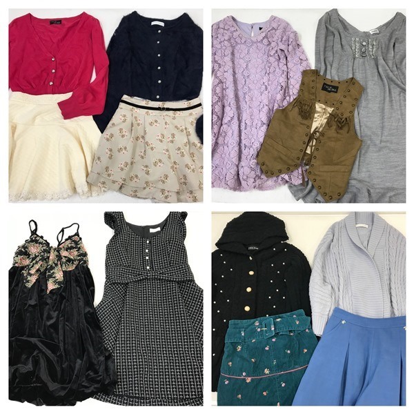 【目立った傷や汚れなし】FS－743 ギャル・ガーリー系コーデ【#CECILMCBEE・リズリサ・リップサービス・ロディスポット・rienda ...