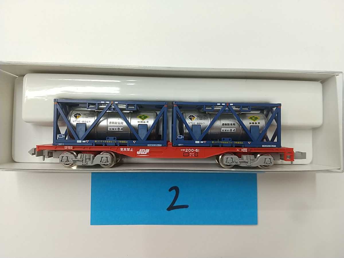 【未使用に近い】KATO 8042 コキ200 コキ200 UT11C「神岡鉱業」タンクコンテナ積載 ②の落札情報詳細 - ヤフオク落札価格検索 オークフリー