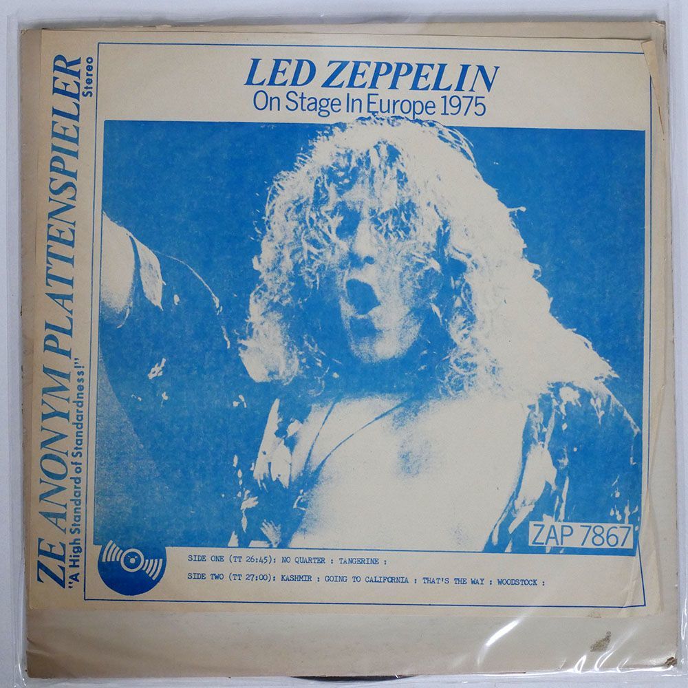【中古】LED ZEPPELIN tour over europe 1980の落札情報詳細 - ヤフオク落札価格検索 オークフリー