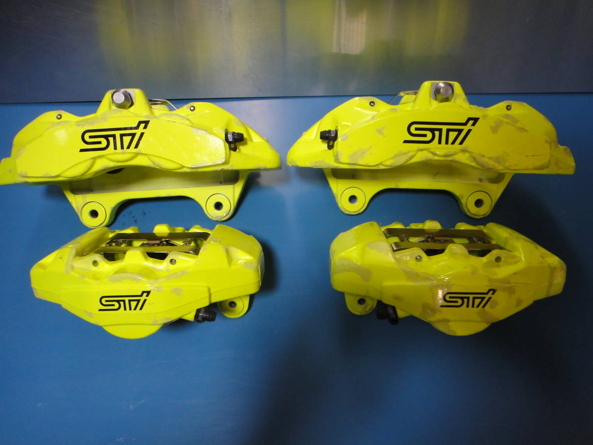 【傷や汚れあり】SUBARU スバル WRX STi VAB brembo ブレンボ F型 モノブロック 6POT 2POT ブレーキキャリパー 1台分の落札情報詳細 - ヤフオク落札価格検索 ...