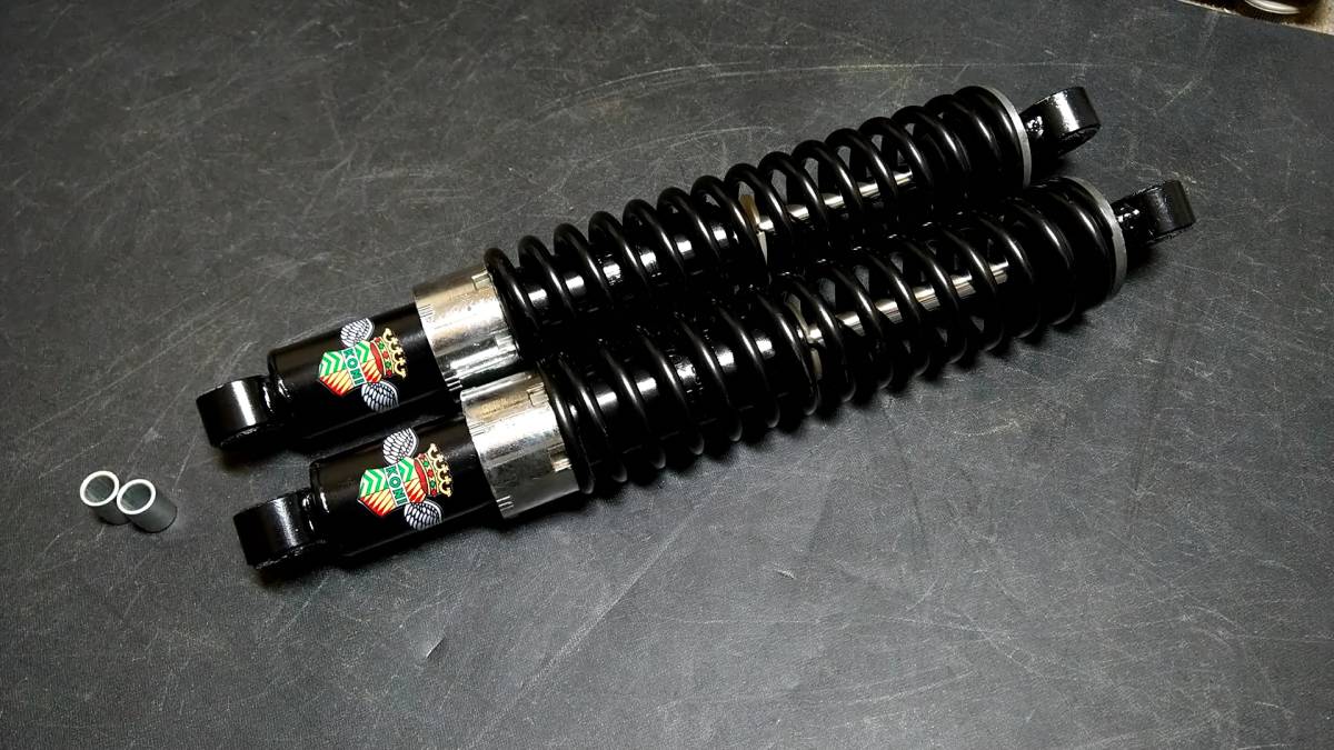 【やや傷や汚れあり】激レア 本物 KONI 初期 ウイング コニー 76K 1343 350mm 細巻き カワサキ Z1 Z2 750RS H2 Z1R MK2 750SS Z400FX 当時 ...