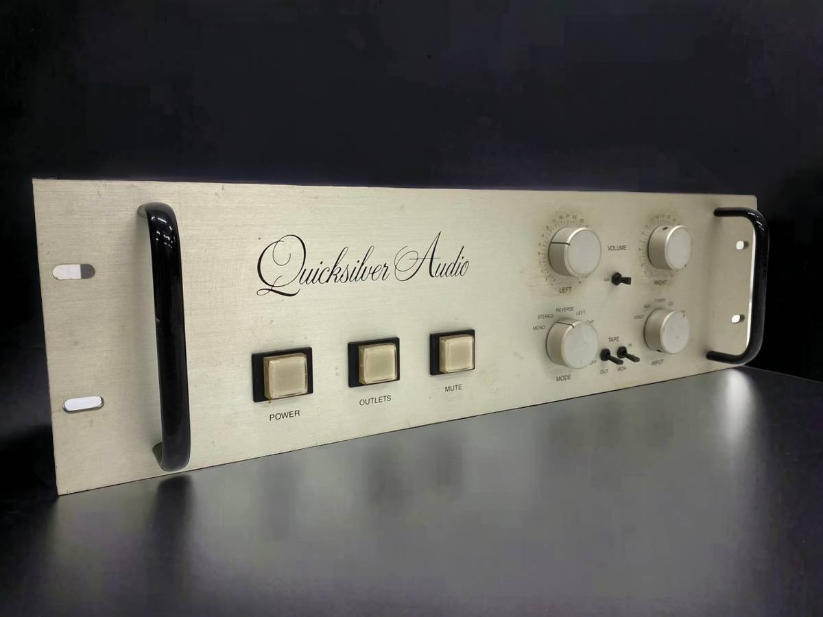 【傷や汚れあり】1E5S★QUICKSILVER AUDIO/クイックシルバー★ プリアンプ 真空管 PREAMP オーディオ機器 ジャンクの落札情報詳細 - ヤフオク落札価格検索 オークフリー
