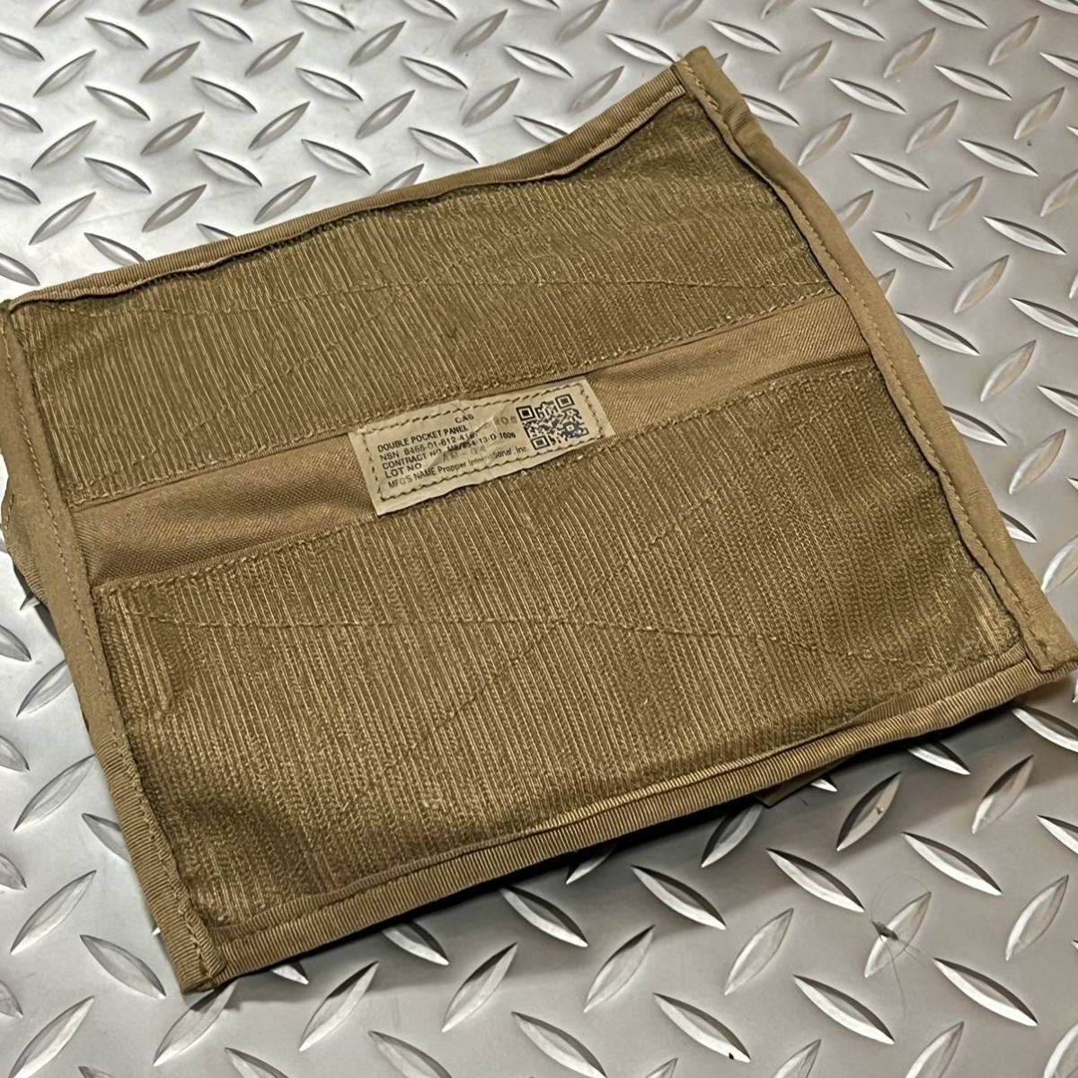 【未使用に近い】米軍放出品 米軍実物 USMC (CAS) DOUBLE POCKET PANEL メディカルインサートバック バッグ ...