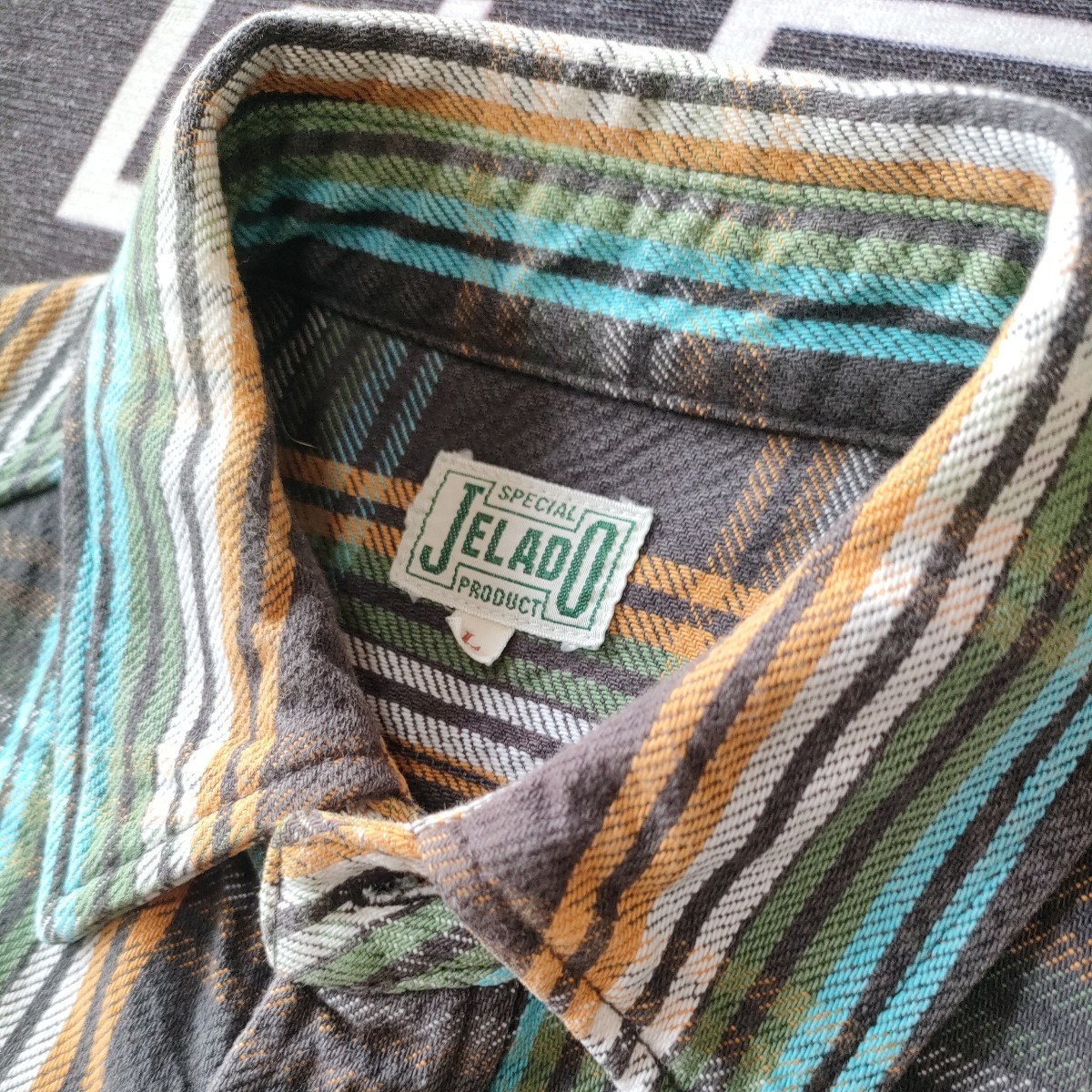 【目立った傷や汚れなし】【名品 JELADO ジェラード フランネルシャツ 5MH-1109 L JELADO ヘビーネルシャツ 】ショート丈 チェック ネルシャツの落札情報詳細 ...