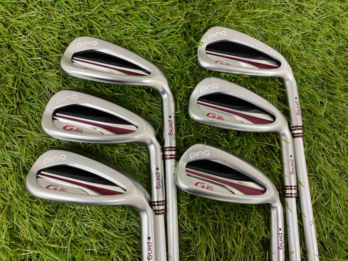 【やや傷や汚れあり】PING G Le2 レディース アイアンセット 7-9.U,W,S 6本セット ULT240J フレックスLの落札情報 ...