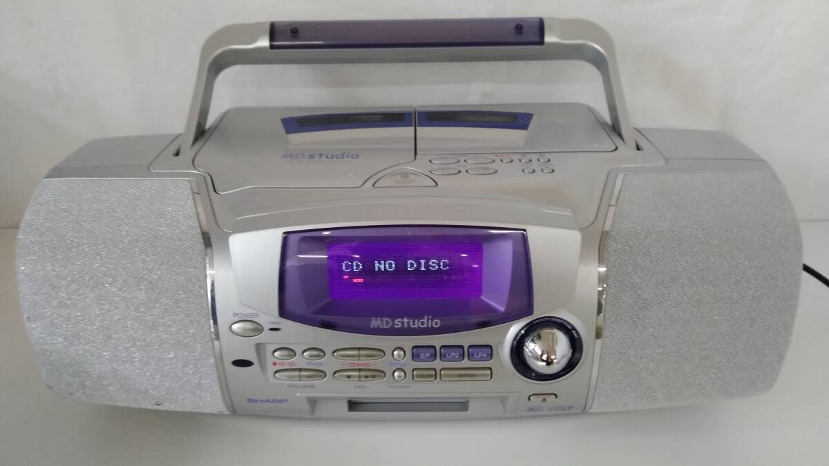 【全体的に状態が悪い】【☆TN-563】ジャンク品/SHARP/MD studio MD-F150-S MD/CDラジカセ/大型MD.CDラジカセ/オーディオ機器/家電【HK】の落札情報詳細 ...