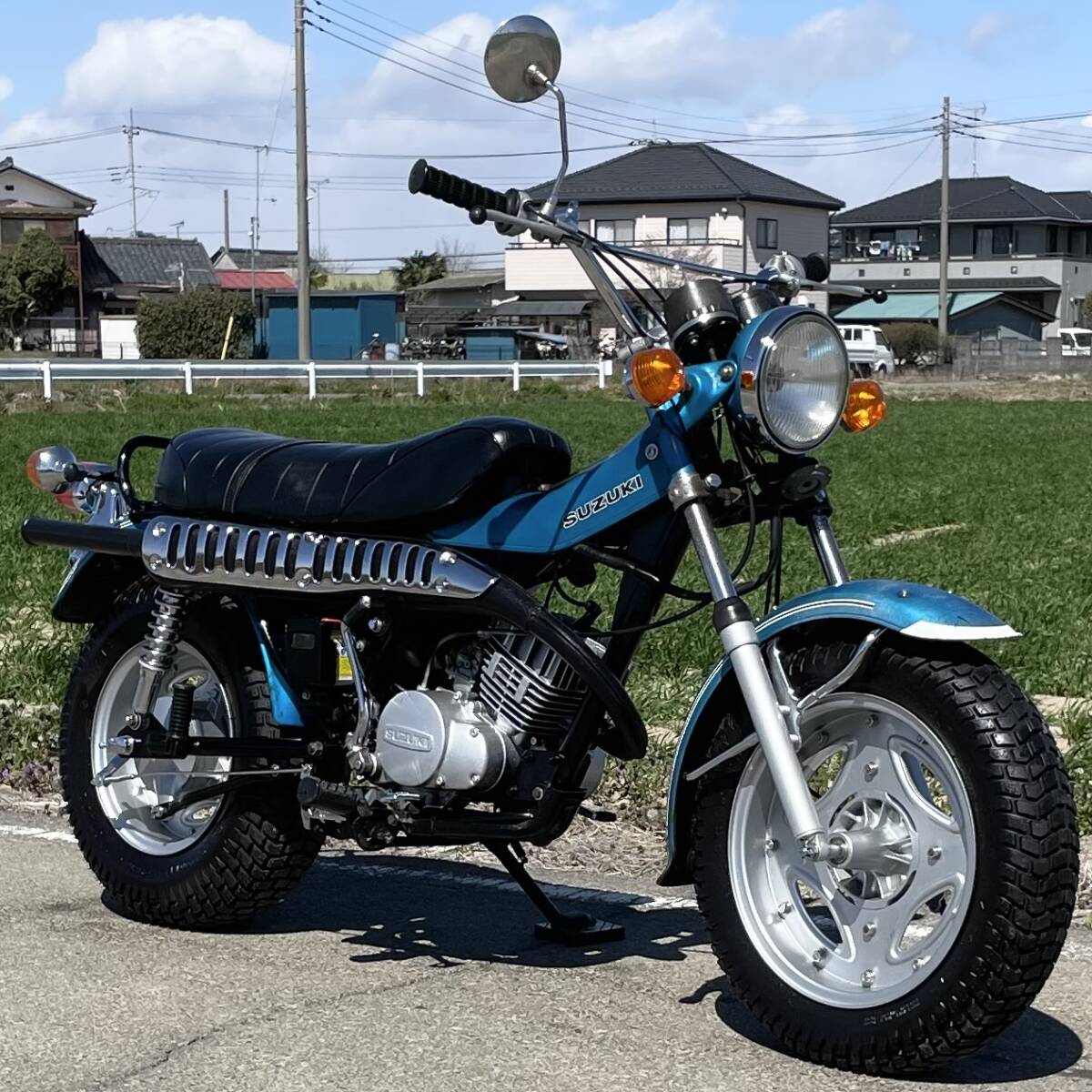 【傷や汚れあり】RV125 バンバン125 実動 書類付き 極低走行 2,924km スズキ 検）RV GT SS RZ NSR TZR AT ...