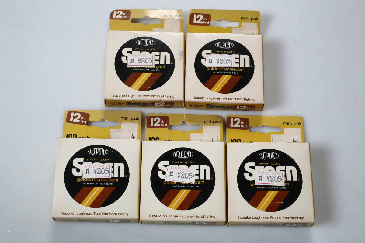 【未使用】① STREN ストレーン 12lb 4号 100yrd 91m 5個 セットの落札情報詳細 - ヤフオク落札価格検索 オークフリー