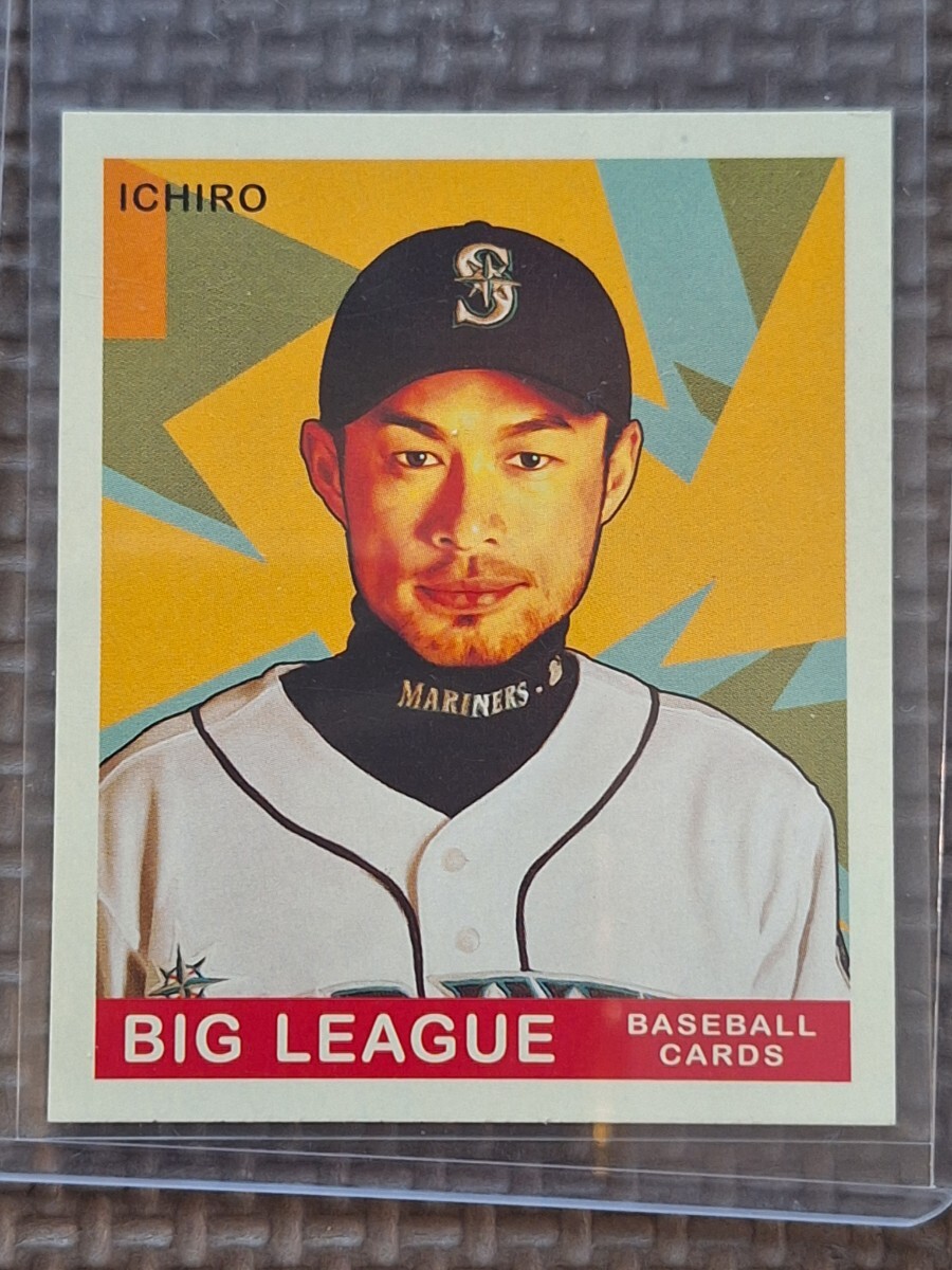 【未使用に近い】2007 Upper Deck Goudey #227 ICHIRO SUZUKI Mini Green back Seattle Mariners Orix Blue ...