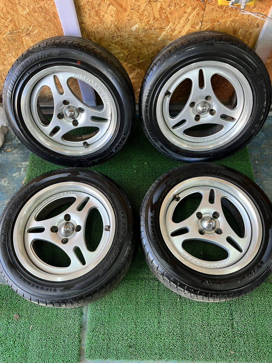 【傷や汚れあり】希少 マツダスピード MS-03 4本セット ロードスター NB NA PCD100 4H 15×6.5J+38 A-spec RAYS MAZDASPEEDの落札情報詳細 ...
