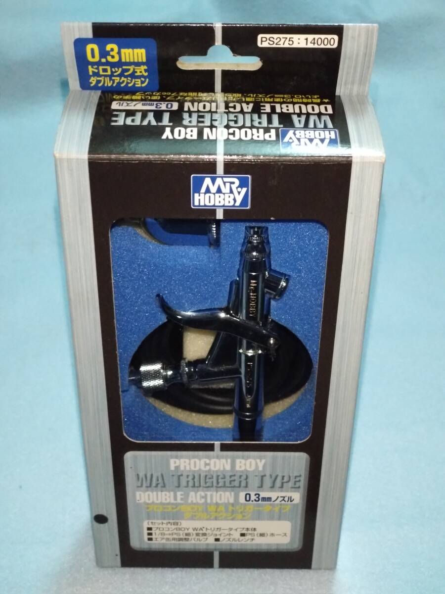 【やや傷や汚れあり】☆ミスターホビー プロコンBOY FWA ダブルアクション プラチナ0.2 GSIクレオス PROCON BOY FWA DOUBLE ACTION エアブラシ MR ...