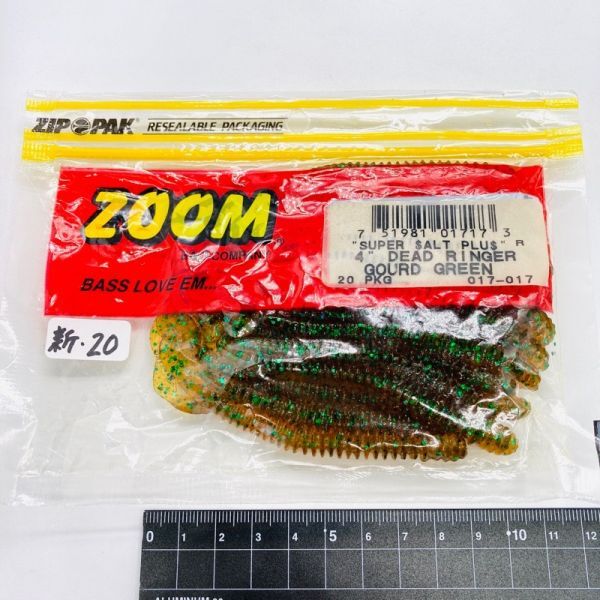 【未使用】711564 新品 ZOOM/ZBC 4インチ デッドリンガー 20本 ズーム ZOOM BAIT COMPANY DEAD RINGER ゴードグリーン リングワームの落札情報詳細 ...