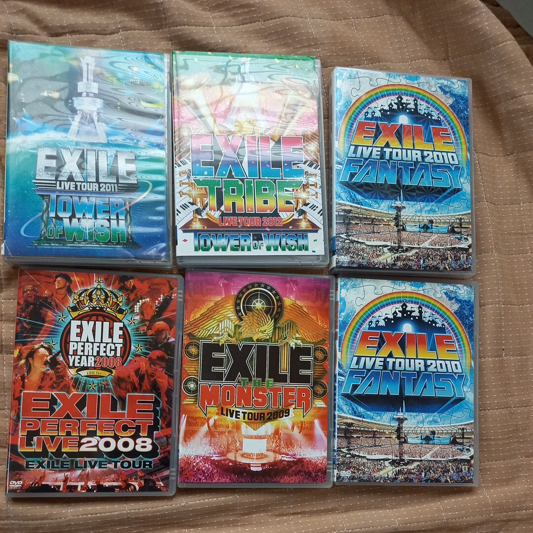 【目立った傷や汚れなし】DVD exile ライブ まとめて 2008 2009 2010 2枚組 3枚組 2011 2012 送料520 コンサート エグザイル tribe live ...