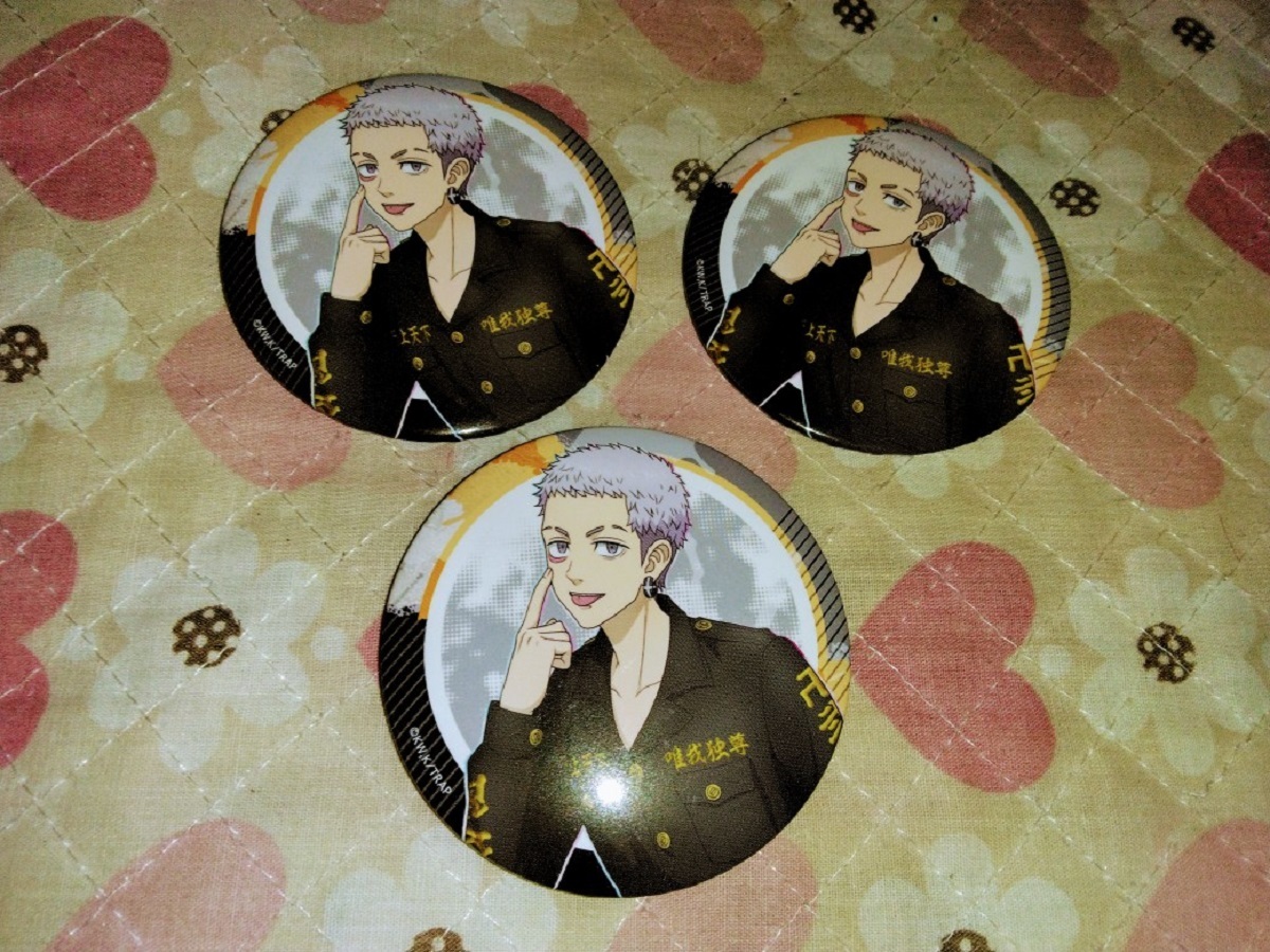 【未使用】東京リベンジャーズあたりつきラッキー★缶バッジBOX ーvol.4－ 三ツ谷 隆Beh ver. (3個セット）の落札情報詳細 - ヤフオク落札価格検索 オークフリー