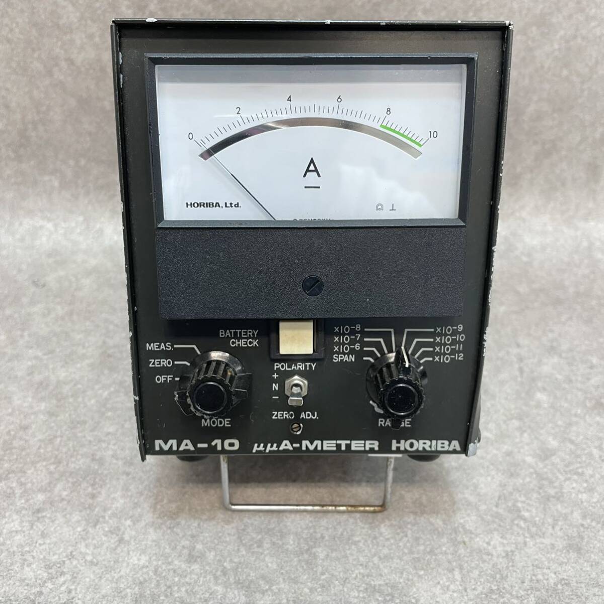 【中古】 HORIBA MA-10 μμA-METER 電流計の落札情報詳細 - ヤフオク落札価格検索 オークフリー