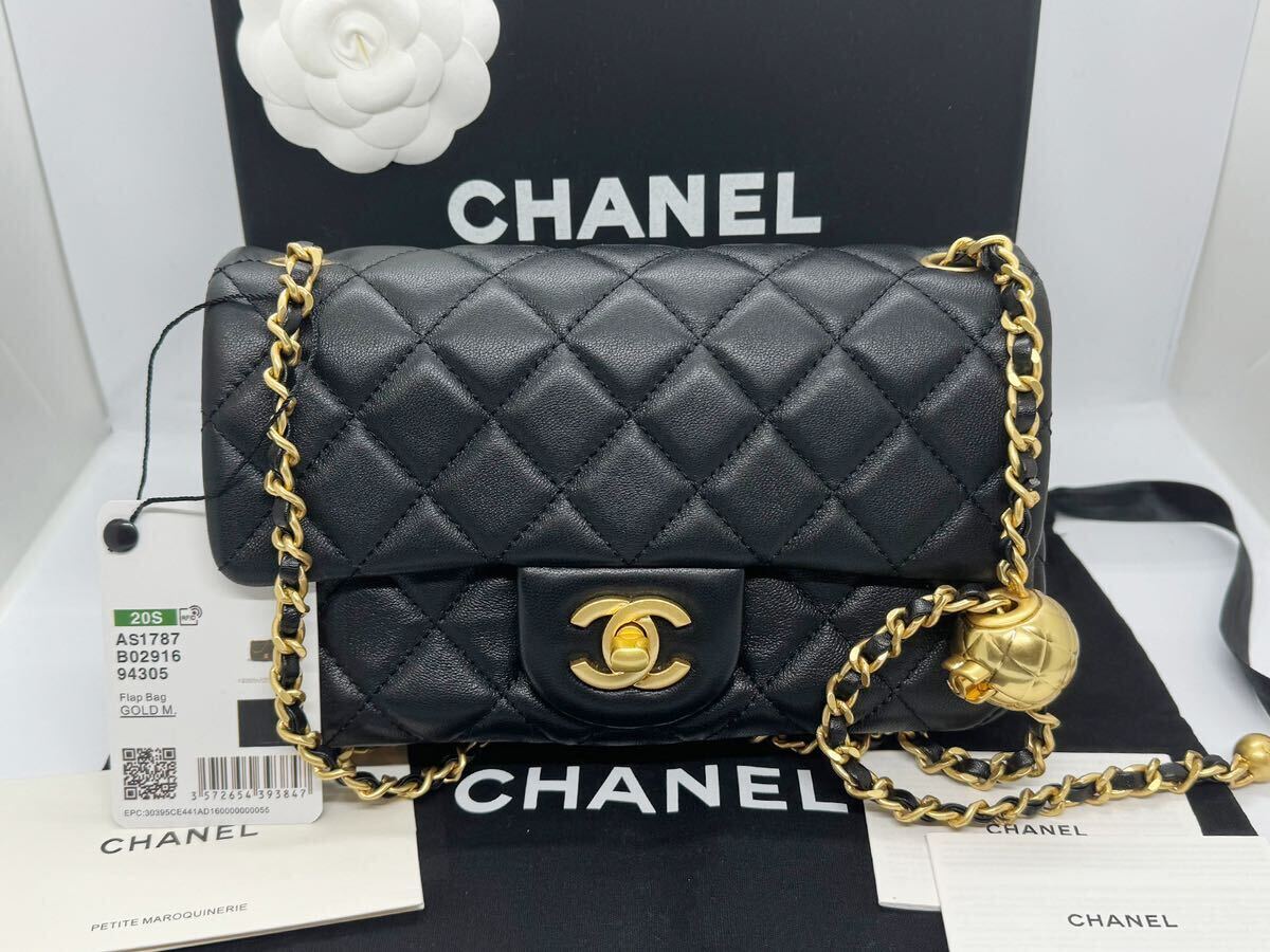 【未使用】CHANEL シャネル マトラッセ シープスキン チェーン ボールチャーム フラップ ショルダーバッグ ブラック ゴールド金具 21cmの落札情報詳細 - Yahoo!オークション ...