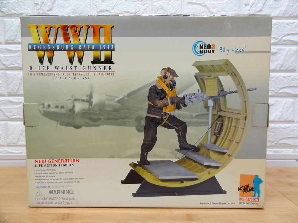 【傷や汚れあり】DRAGON/ドラゴン WWⅡ ミリタリーフィギュア B-17F WAIST GUNNER Billy Hicks 現状品の ...