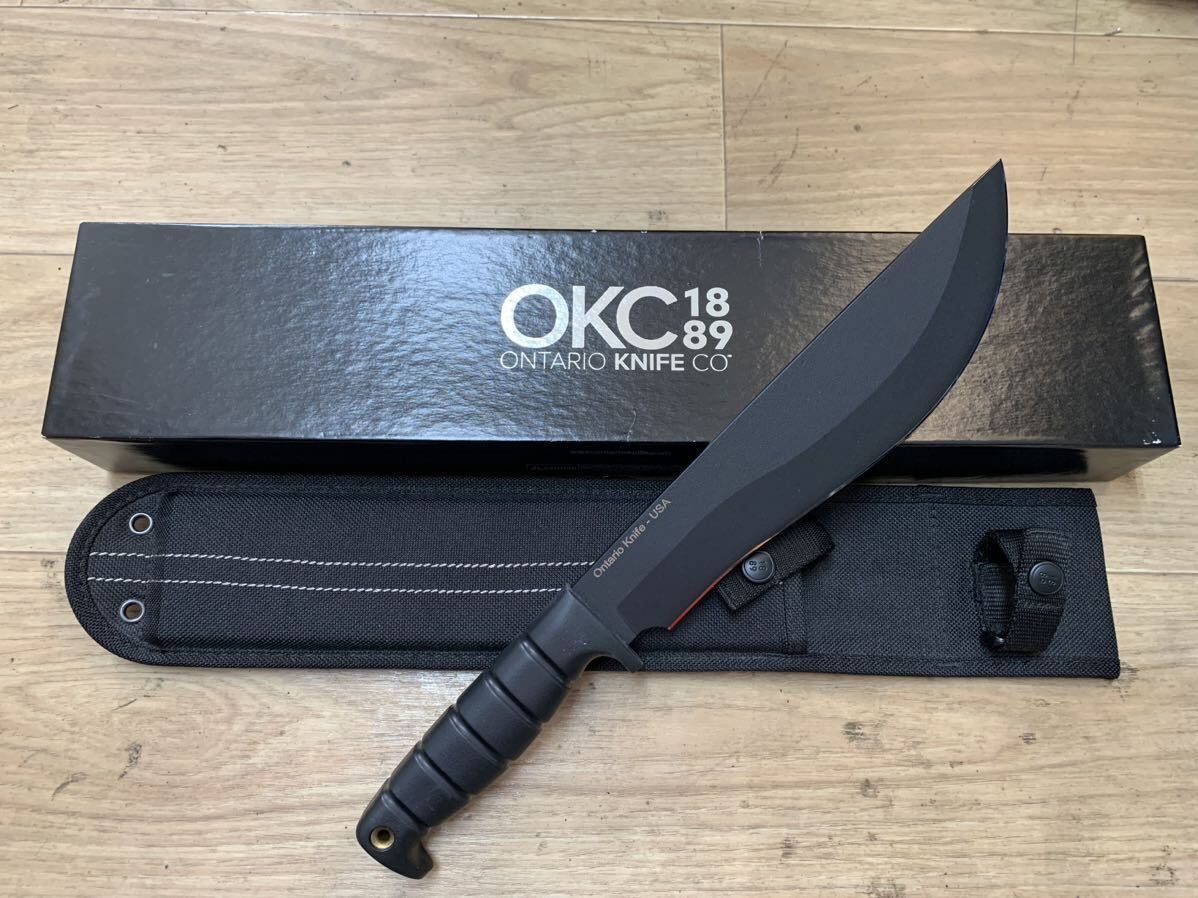 【目立った傷や汚れなし】Ontario オンタリオ OKC SP-53 Bolo knife ボロ ナイフ シースナイフ マチェット キャンプ ...