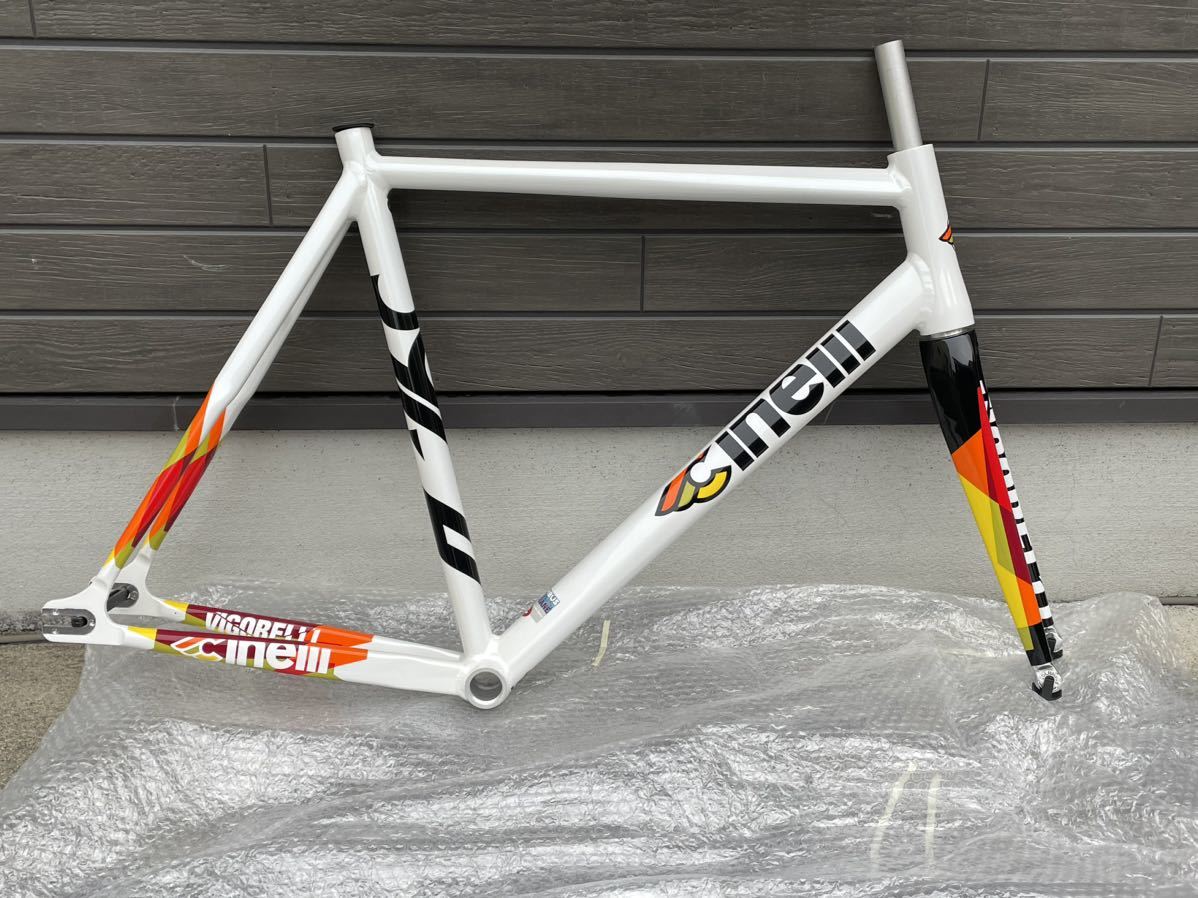 【未使用】送料込 新品 箱入 保証書付き『チネリ ビゴレッリ アルミ ピストフレーム XLサイズ 180cm以上の方』580mm ...