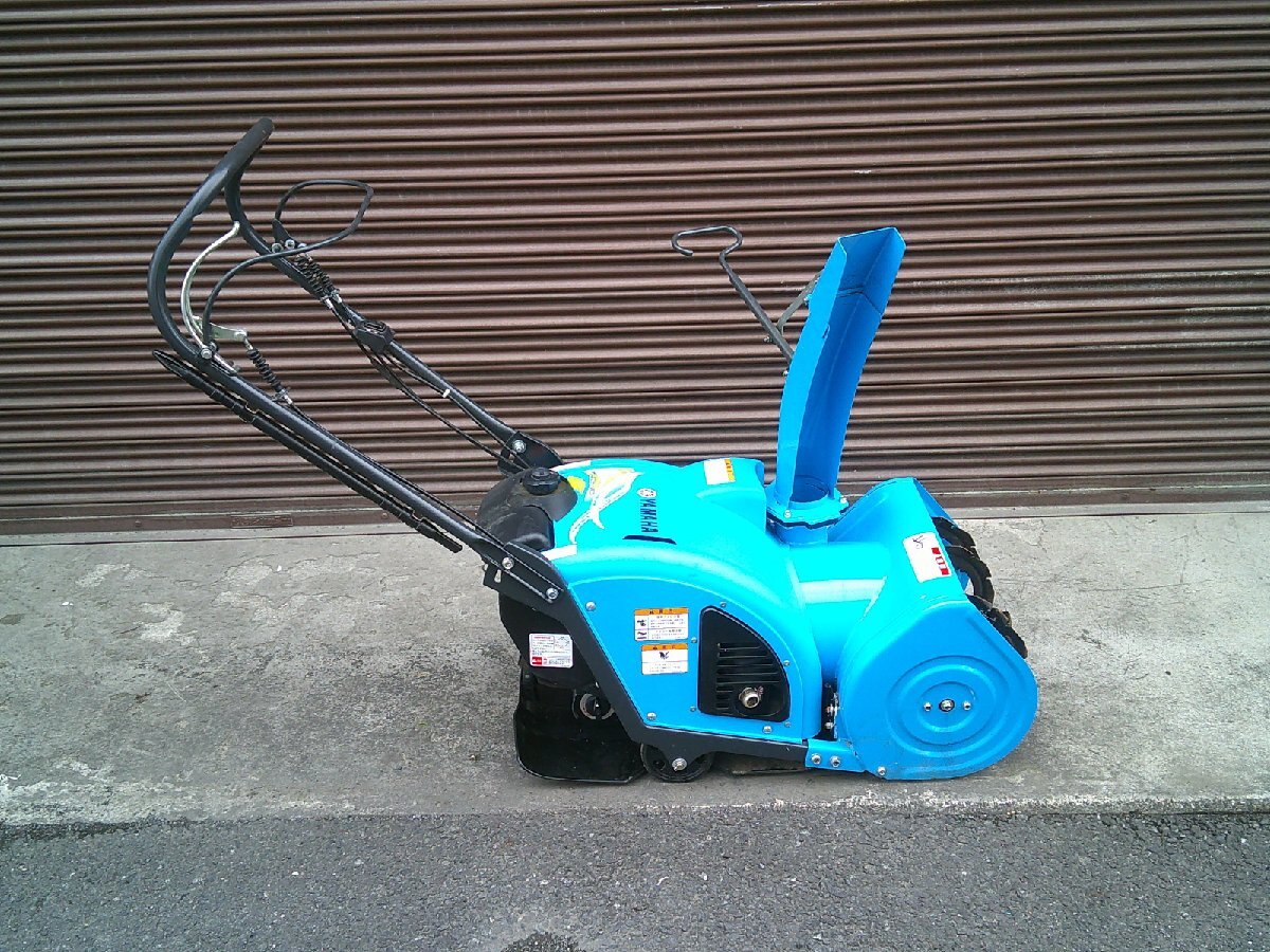 【やや傷や汚れあり】動作良好 埼玉発 ヤマハ 除雪機 YU240 ユッキー 小型 YAMAHA 2.4馬力 ガソリンエンジン 手押し除雪機 コンパクト リコイルスタートの落札情報詳細 ...