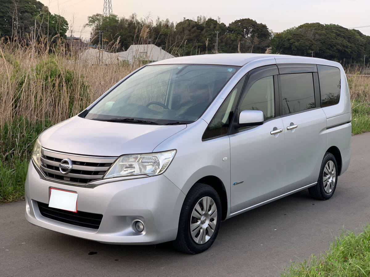 【走行距離 135,100 km】日産 セレナ 20X Sハイブリッド 平成25年車 DAA-HC26 2年車検付き ＊ナビ＊TV＊バック ...