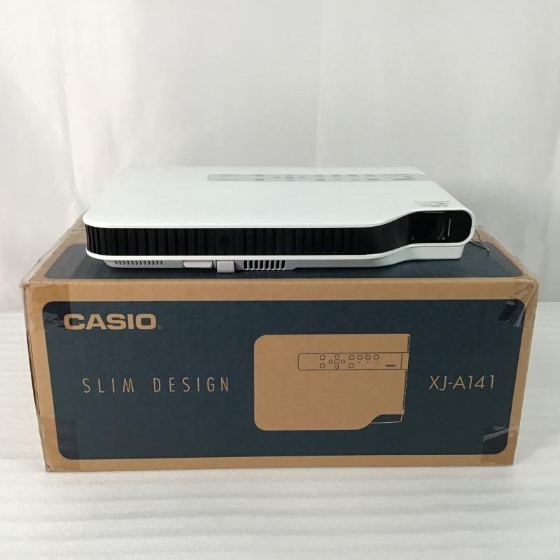 【目立った傷や汚れなし】【未使用中古品】 カシオ / CASIO モバイルデータプロジェクター XJ-A141 ビジネス(業務用) DLP 2500ルーメン 1024x 1800：1 ...