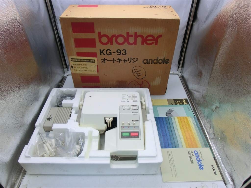 【やや傷や汚れあり】T【3も-18】【100サイズ】brother ブラザー/オートキャリジ KG-93 andole 編み機/編機/簡易動作確認済/※汚れ有の落札情報詳細 - Yahoo ...