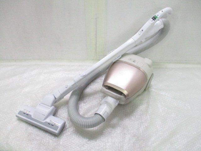 【目立った傷や汚れなし】 日立 HITACHI 紙パック式掃除機 パワーブラシ CV－PBK91 自走式ブラシ搭載 2022年製 シャンパン ...