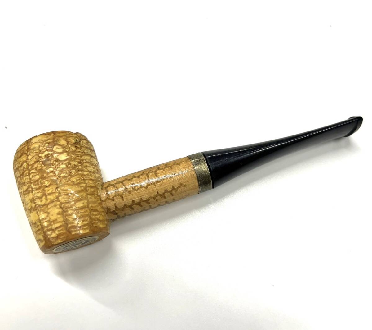 【傷や汚れあり】T130-C6-524 MISSOURI MEERSCHAUM ミズーリ メシャム コーンパイプ パイプ 1869 全長約 ...