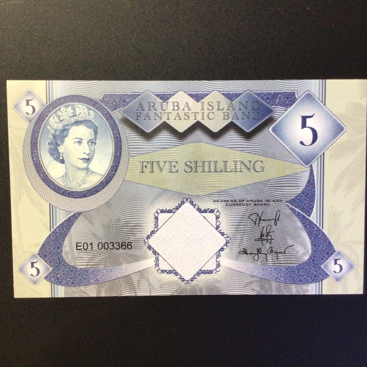 【未使用】World Paper Money ARUBA ISLAND 5 Shillings【Fantasy Notes】の落札情報詳細 ...