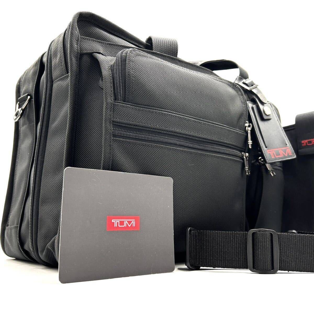 【未使用に近い】1円《 極美品 》TUMI トゥミ 2way ビジネスバッグ メンズ バリスティックナイロン レザー ショルダー A4 PC PCケース付 多収納 通勤 黒の落札情報詳細 ...