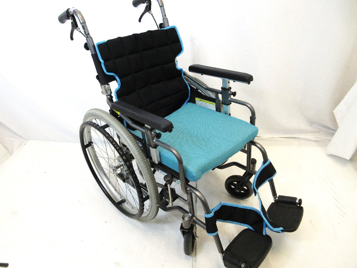 【目立った傷や汚れなし】☆5980円スタート☆ カワムラサイクル KM22-40SB-M / 自走介助兼用 / 車イス / 介護 / 骨折 ...