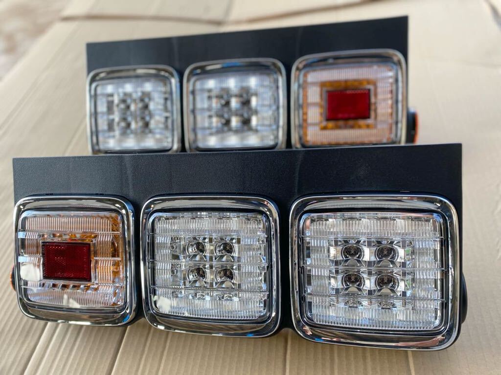 【未使用】ICL いすゞ ギガ 純正LEDコンビテールランプ 3連 角形クリア 左右セット 日野の落札情報詳細 - Yahoo!オークション落札価格検索 オークフリー
