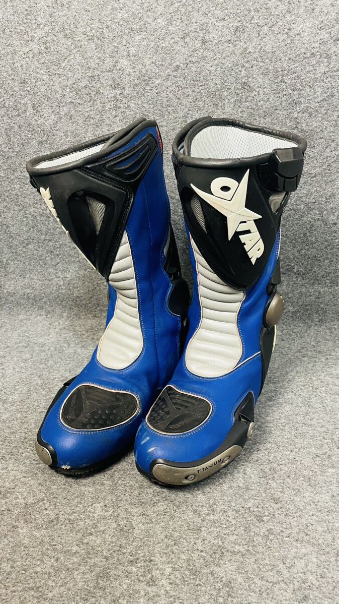 【やや傷や汚れあり】OXTAR オクスター T.C.S. EVO レーシングブーツ 44サイズ ブルー バイクブーツの落札情報詳細 ...