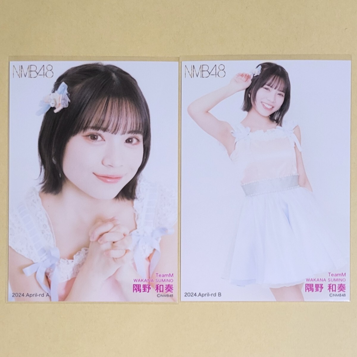 【目立った傷や汚れなし】NMB48 隅野和奏 月別ランダム生写真 2024 April-rd vol.1 4月 2種 コンプの落札情報詳細 - ヤフオク落札価格検索 オークフリー