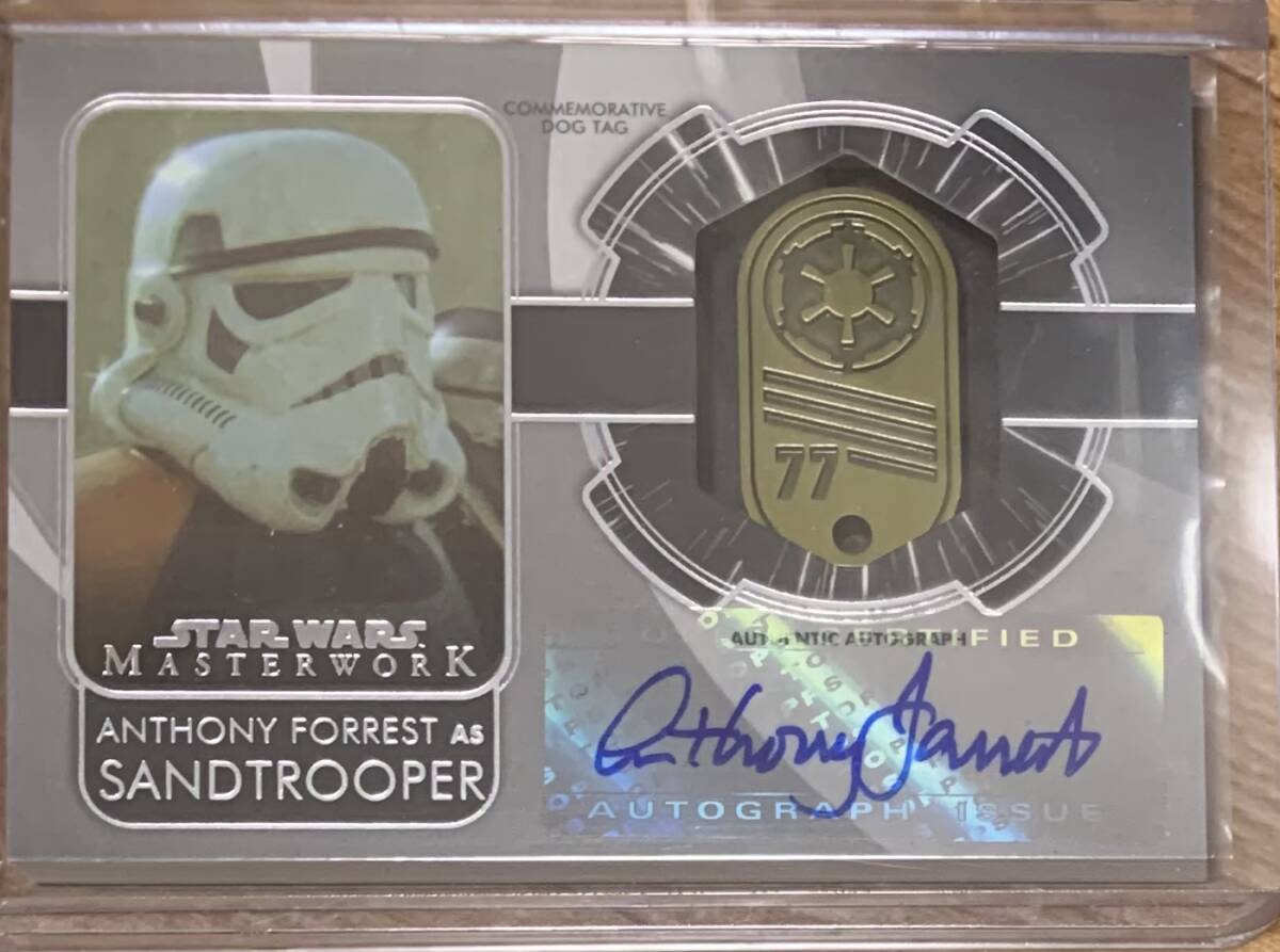 【目立った傷や汚れなし】2020 topps Star Wars Masterwork Anthony Forrest As ...