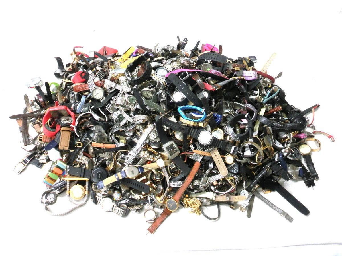 【傷や汚れあり】1000円スタート 時計 大量まとめ 重さ約45.8kg CASIO/SEIKO/ELGIN/TIMEX/CITIZEN/ORIENT/WIRED/懐中時計 等【元払 ...