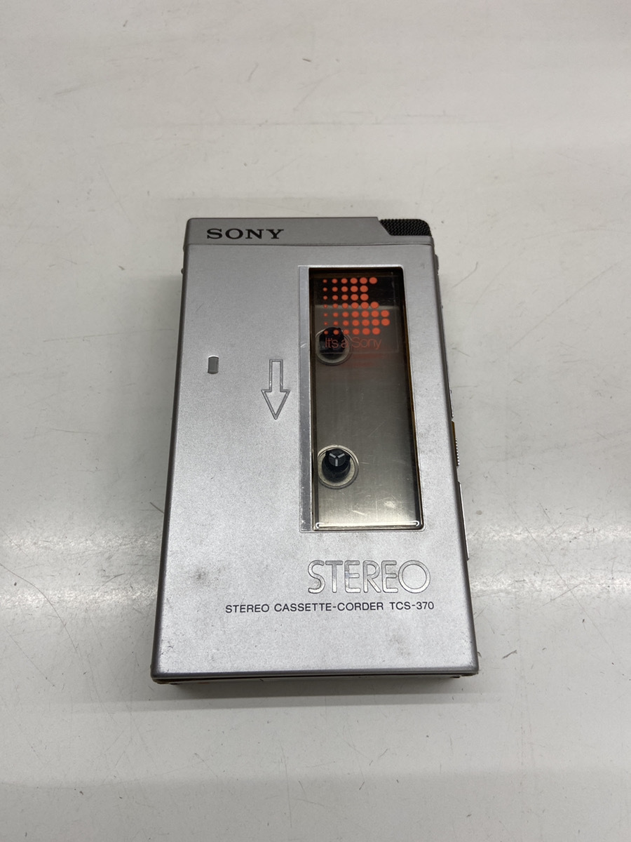 【全体的に状態が悪い】SONY ソニー ステレオカセットコーダー TCS-370 ジャンク品の落札情報詳細 - Yahoo!オークション落札 ...