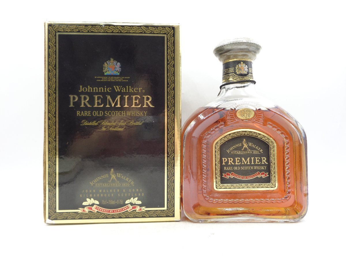 ★☆【古酒】JOHNNIE WALKER PREMIER ジョニー ウォーカー プレミア 1820 スコッチ ウイスキー 750ml 2本セット ot☆★の落札情報詳細 - Yahoo ...