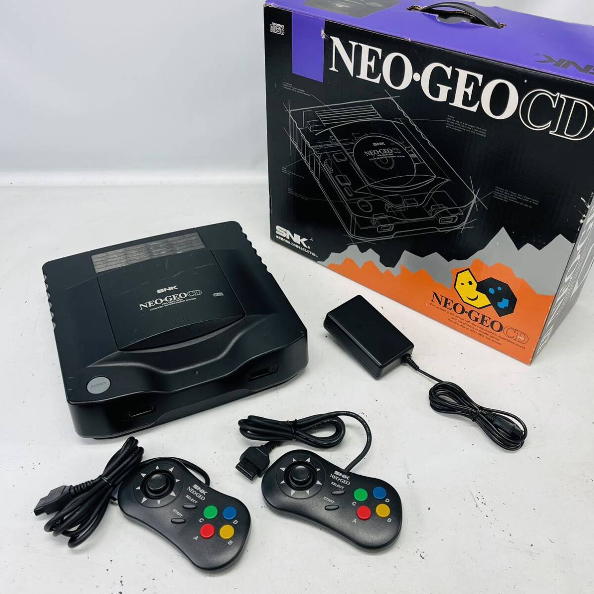【やや傷や汚れあり】☆1円〜☆ SNK ネオジオCD 本体 後期型 CD-T01 NEO-GEO コントローラー アダプター 箱付き セット ネオジオ NEOGEO-CDの落札情報詳細 ...