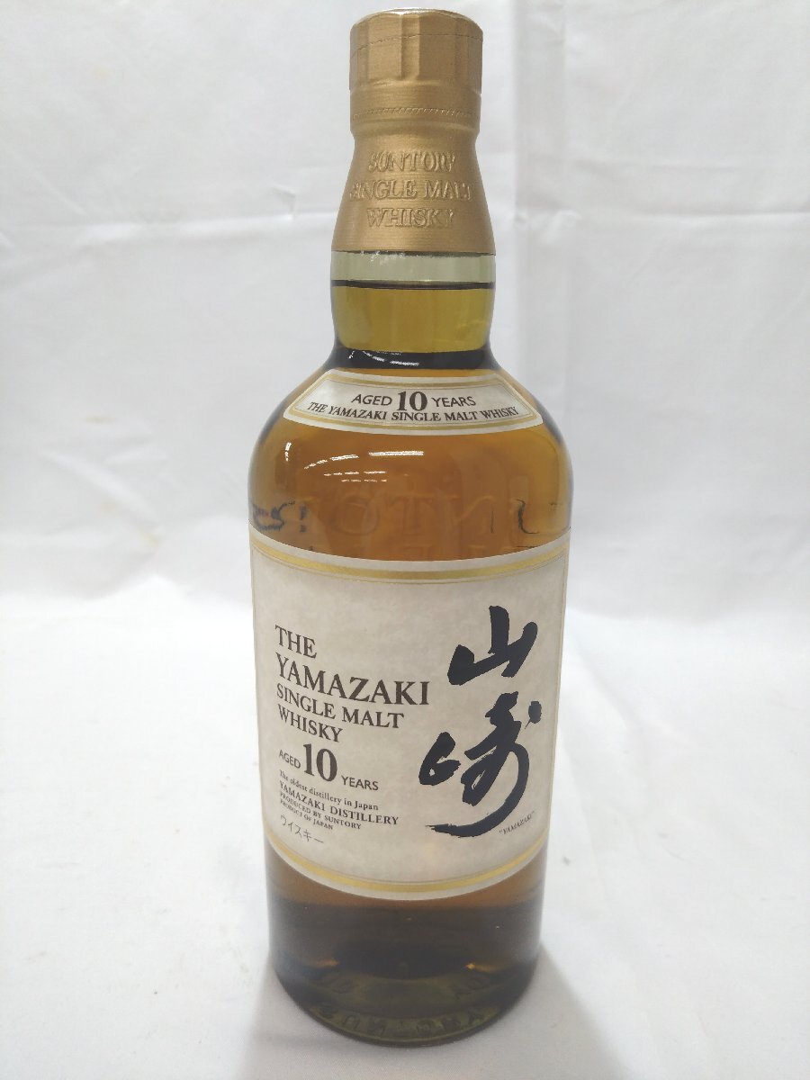 【傷や汚れあり】★東京都配送限定★（未開栓）サントリー 山崎 10年 シングルモルト ウイスキー SUNTORY WHISKY YAMAZAKI 700ml 40%【送料別途】 KA1465の ...