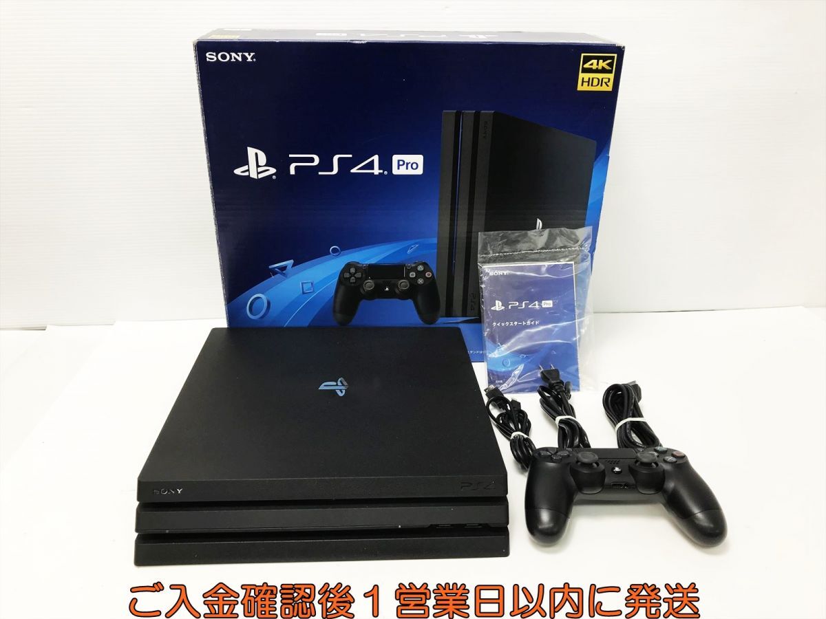 【目立った傷や汚れなし】【1円】PS4 Pro 本体 セット 1TB ブラック SONY PlayStation4 CUH-7100B 初期化/動作確認済 プレステ4プロ FW11.50 ...