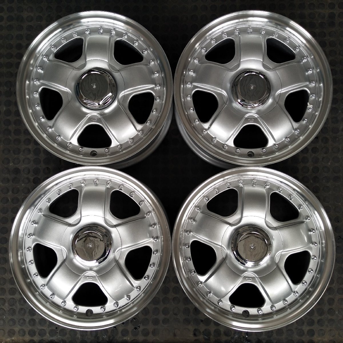 【傷や汚れあり】管理番号：A6-249【4本価額】【14×6J 5×100/5x114.3 ET+38 ハブ67】コンパクトカー等・店頭引取可能・適格請求書発行可能の落札情報詳細 ...