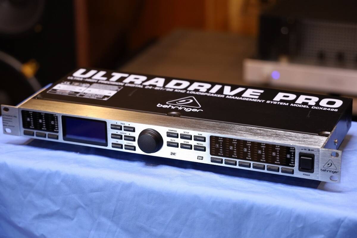 【目立った傷や汚れなし】個人出品 チャンデバ ベーリンガー Behriger DCX2496 ULTRADRIVE PRO マルチシステム ...