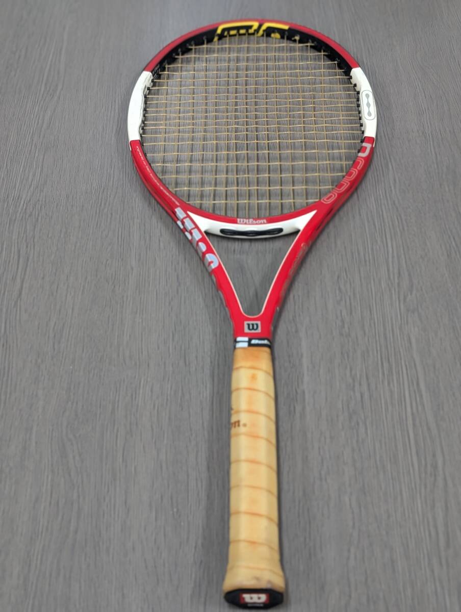 H TB908 Wilson ウィルソン BLX NCODE N1 120 125インチ 硬式 テニス ラケット 中古 2点まとめの落札情報 ...