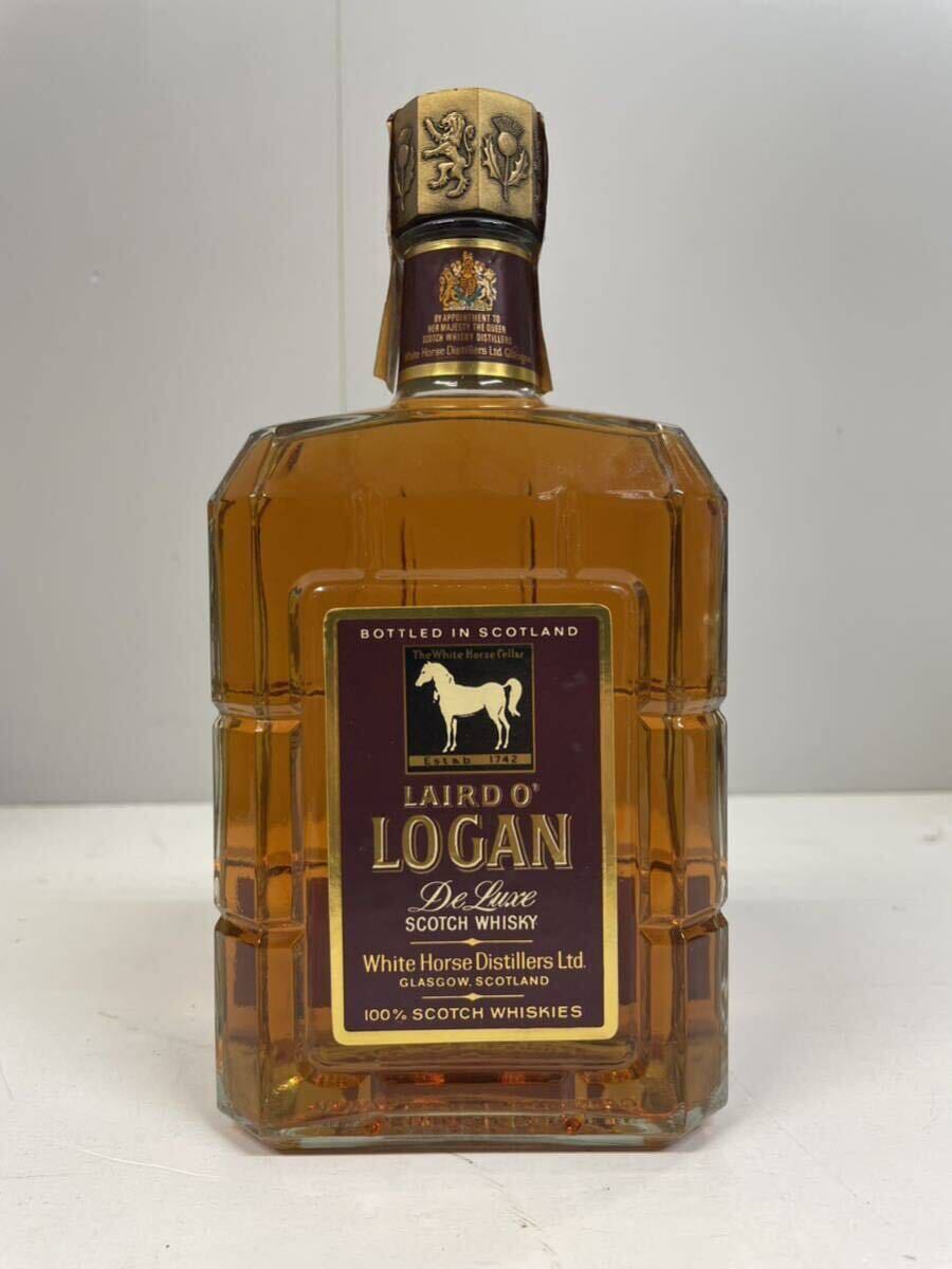 【未使用に近い】未開栓 LAIRD O' LOGAN DELUXE ホワイトホース スコッチウイスキー レアード ローガン デラックス ...