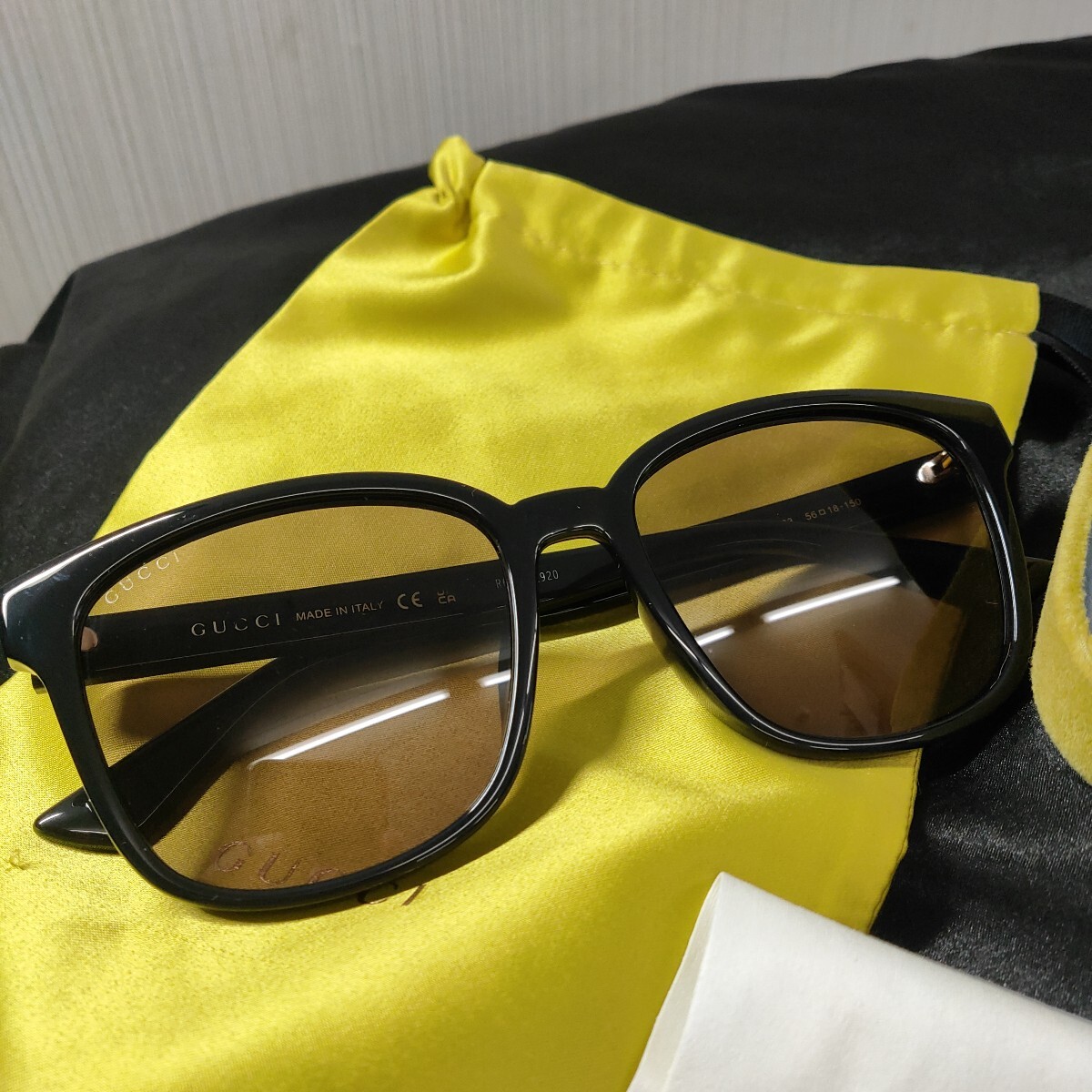 【未使用に近い】GUCCI グッチ サングラス 【 gg0637sk 003 56 18-150 】メガネ ファッション ほぼ未使用 保管 ...